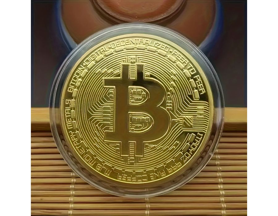 Bitcoin Moeda Réplica Artificial Exclusiva, Coleção, Decoração ...