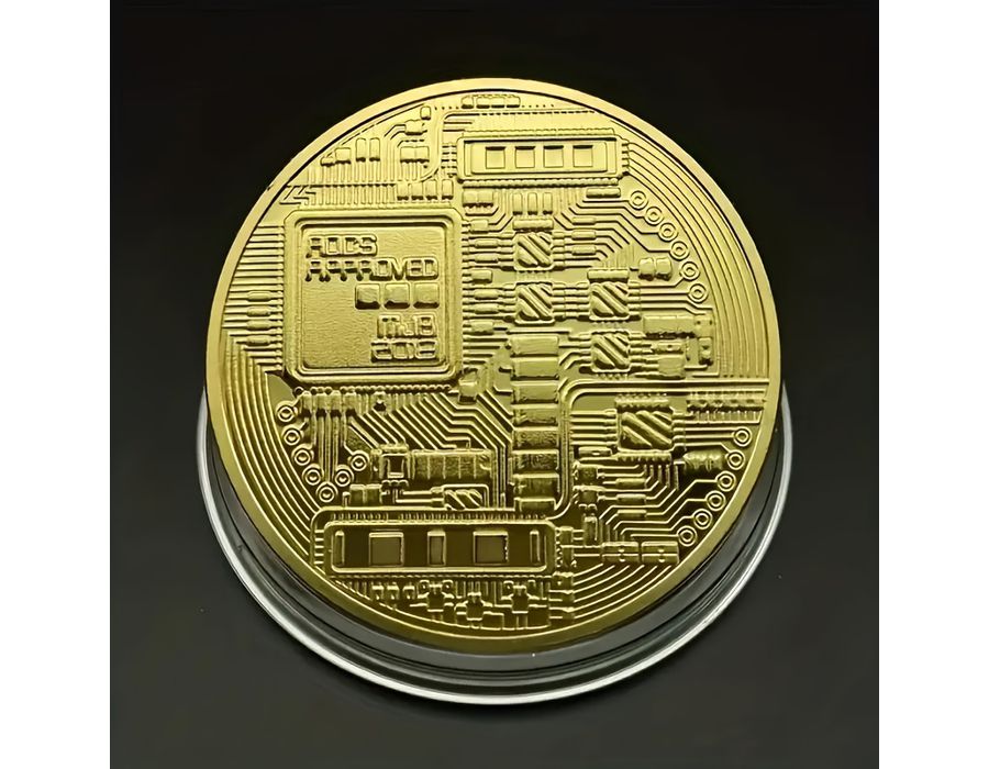 Bitcoin Moeda Réplica Artificial Exclusiva, Coleção, Decoração ...