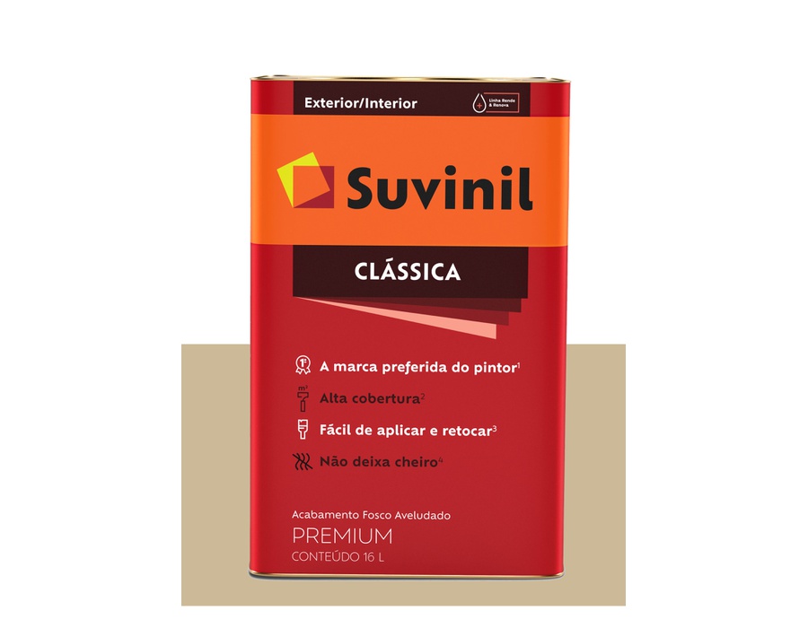 SUVINIL LÁTEX MAXX CLÁSSICA CAMURÇA FOSCO AVELUDADO 18L | Baratão das ...