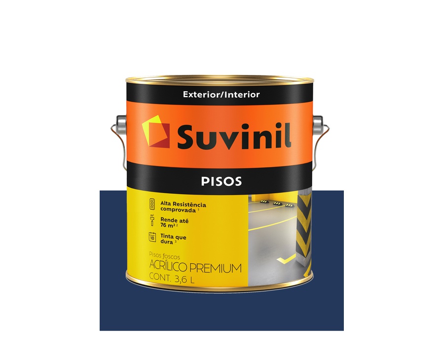 SUVINIL PISO AZUL 3,6L | Baratão das Tintas