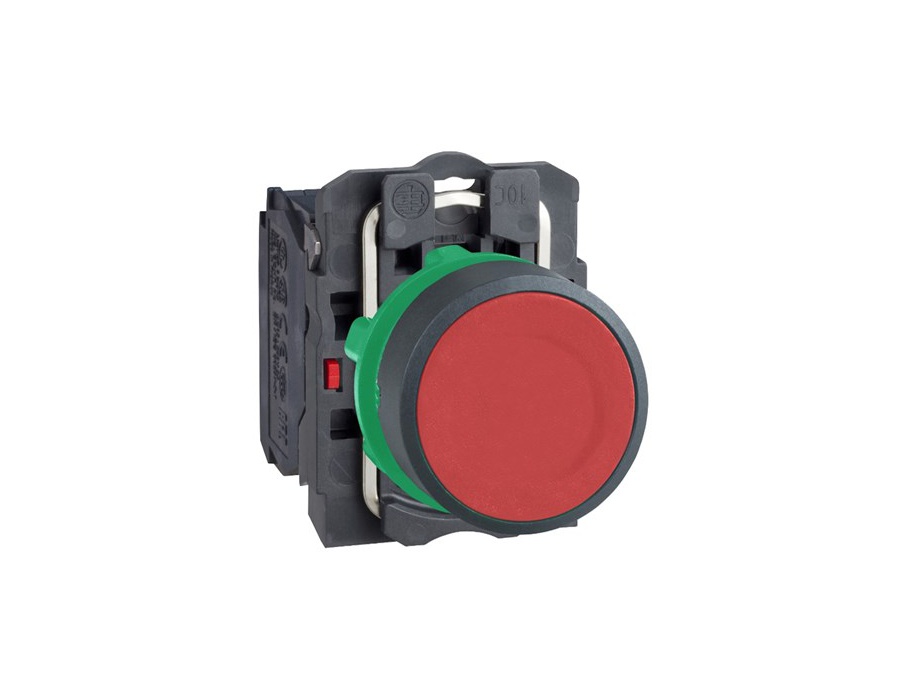 Botão 22mm Plástico Pulsador Vermelho 1NA XB5AA42 Schneider | Bignotto ...
