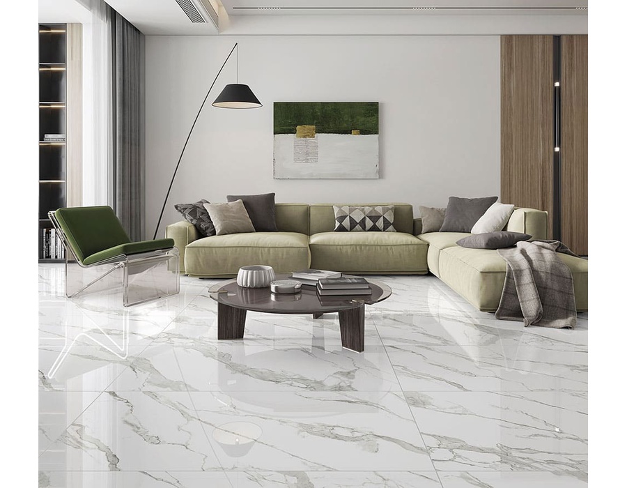 Piso Formigres Premium Gran Statuario Polido 60x120 cm | Casa Fácil ...