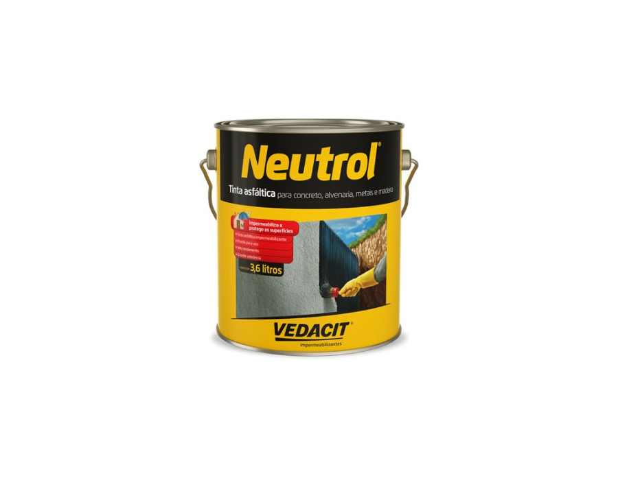 Impermeabilizante Neutrol 45 3,6 Litros - Otto Baumgart | CONSTRUTINTAS
