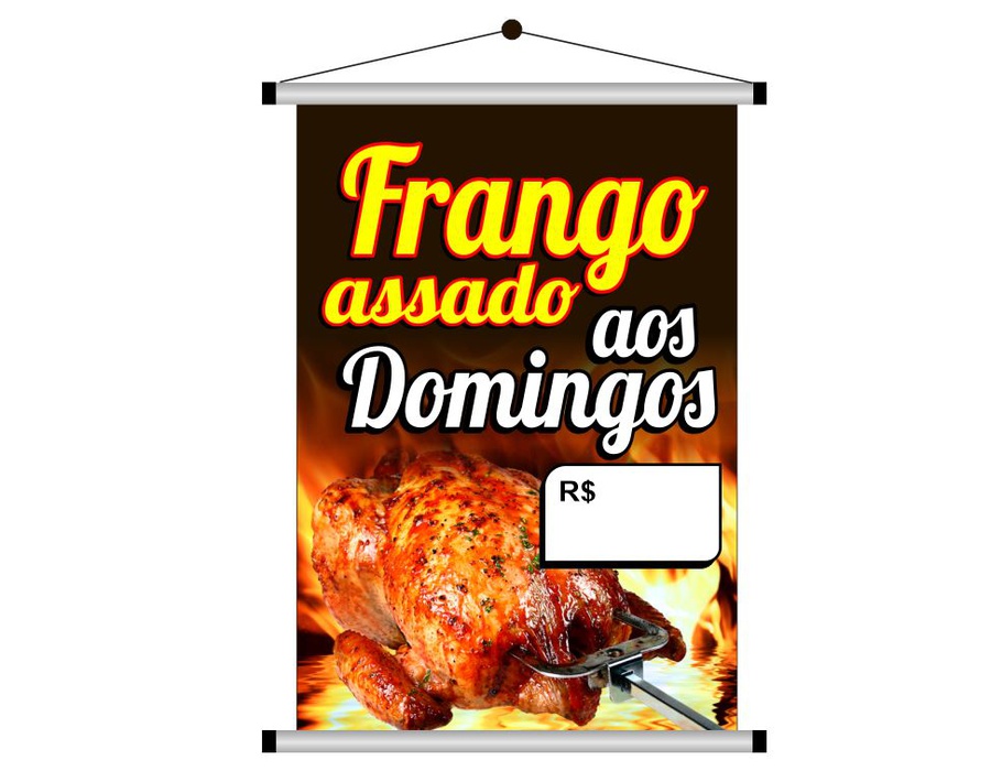 Banner frango assado mod.1251 | KREATIVEADESIVOS