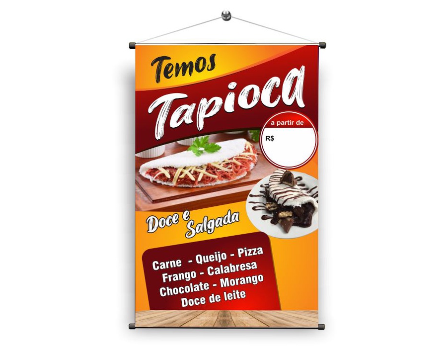 Banner Tapioca | KREATIVEADESIVOS