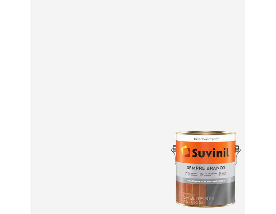 Esmalte Sintético Suvinil Sempre Branco | Marquezim Tintas