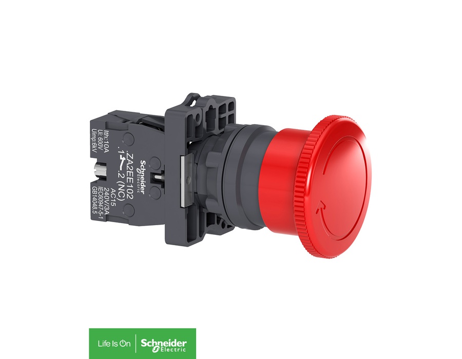 Botão de Emergencia 1NF C/Trava XA2ES542 - Schneider