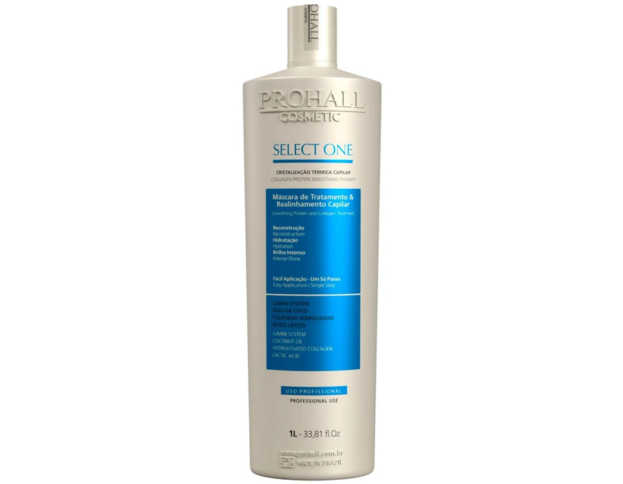 Prohall Select One Realinhamento Térmico Um Só Passo Sem Formol - 1 ...