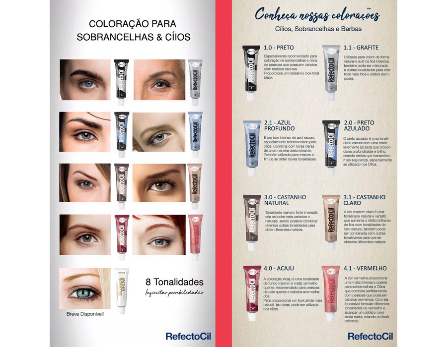 RefectoCil Tinta Para Sobrancelha Castanho Claro Nº 3.1 - 15ml | Shop ...