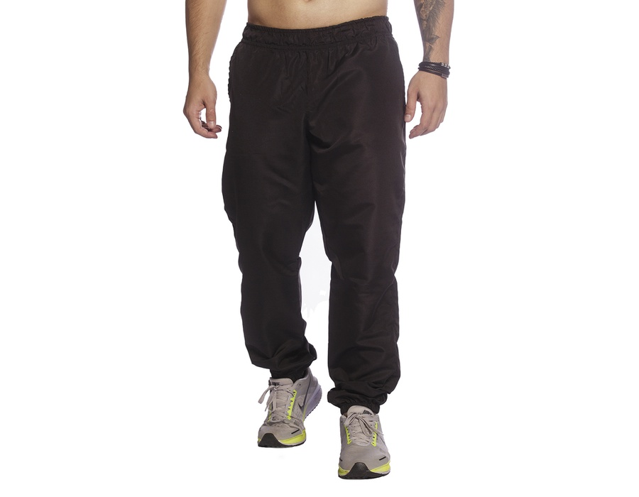 Calça de Tactel Masculina Preta Lisa | Tech Malhas