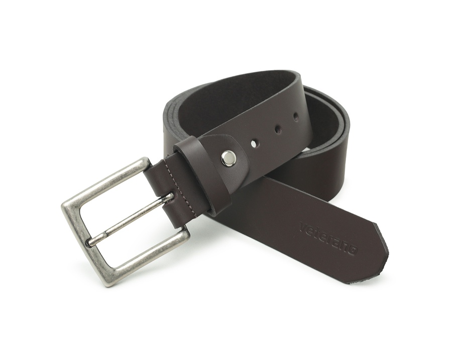 Cinto Couro Soleta Café | Use Veterano