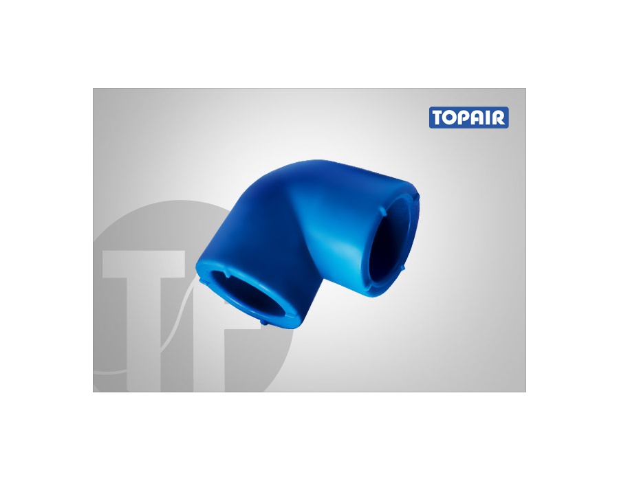 Joelho 90° P/ Tubo PPR 63mm TopFusion Ar Comprimido | MAQPART