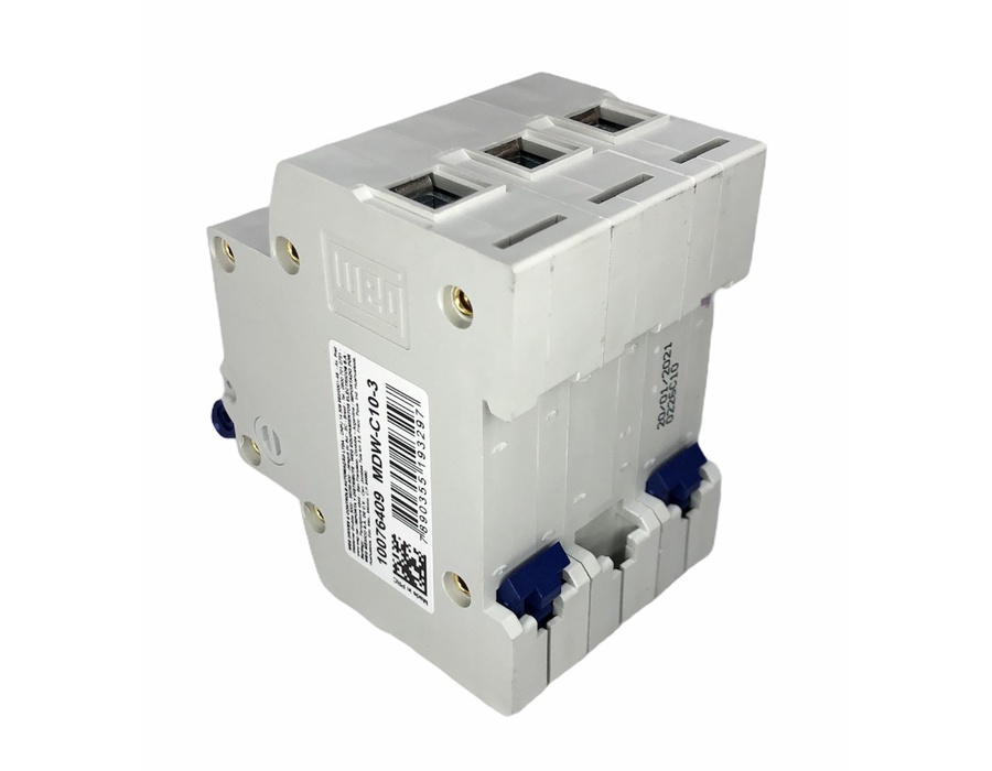 Disjuntor Tripolar Weg 10a Curva C 3KA MDW-C10-3 | MAQPART