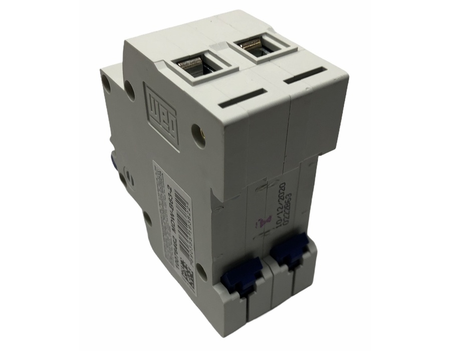 Disjuntor Bipolar Weg 63a Curva B 3ka MDW-B63-2 | MAQPART