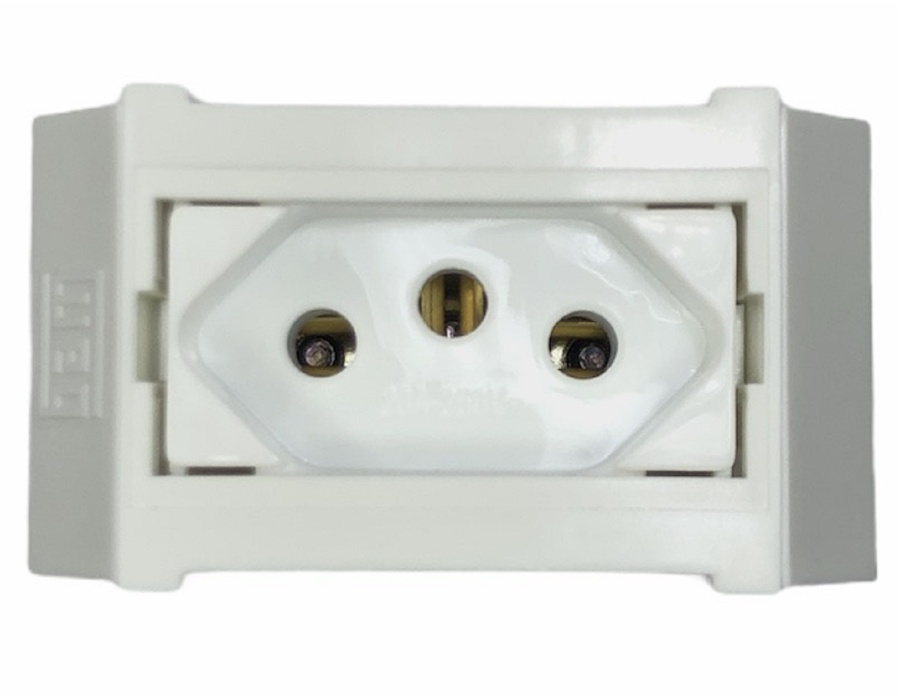 Módulo Tomada P/ Trilho Din Weg 20a 2p+t Branco | MAQPART