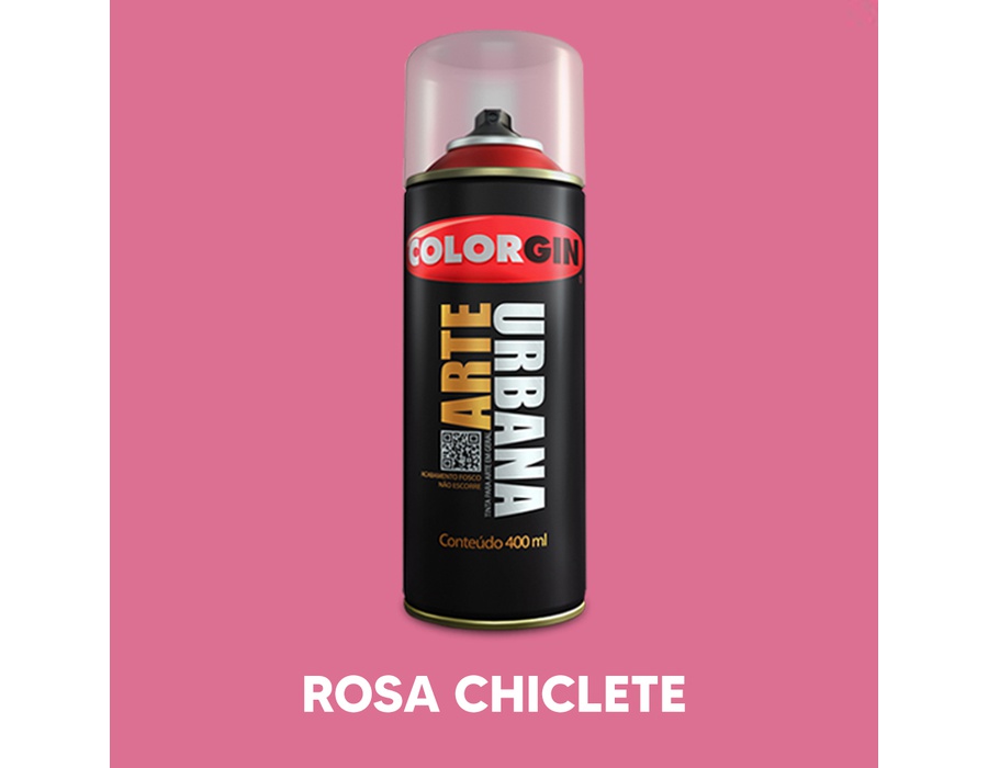 Spray Arte Urbana 400ml - Rosa Chiclete | VIVA COR TINTAS