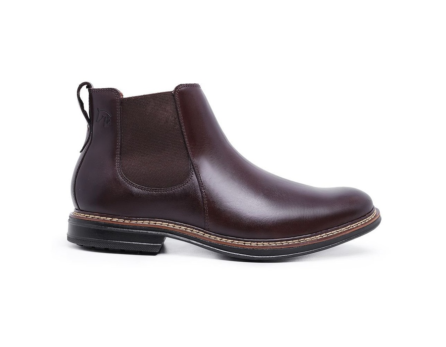 Botina Masculina Café | FRETE GRÁTIS 6x Sem Juros | Zé Botina | ZEBOTINA