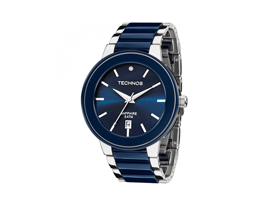 Relógio Technos Sapphire Azul - Analógico | Authentika