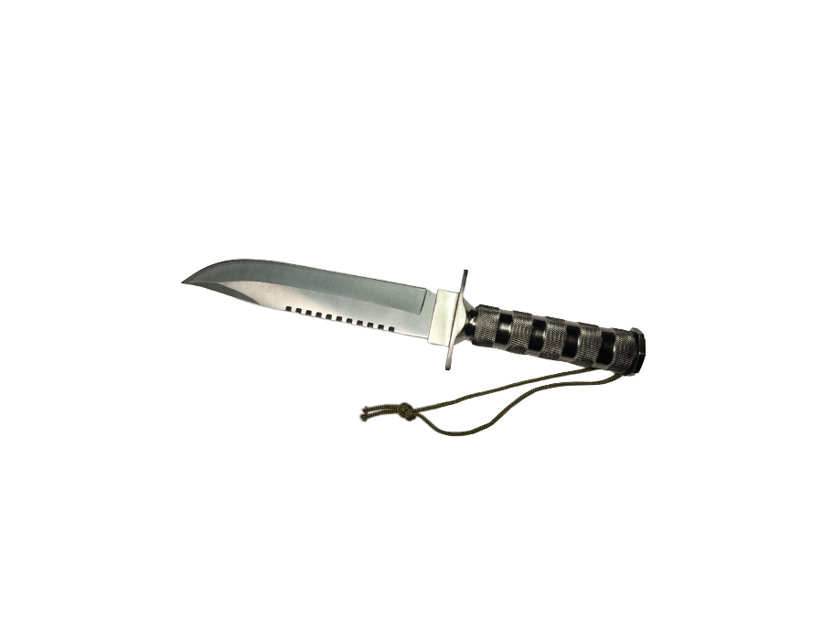 Faca de Sobrevivência Inox - Airsoft e Armas de Pressão Azsports