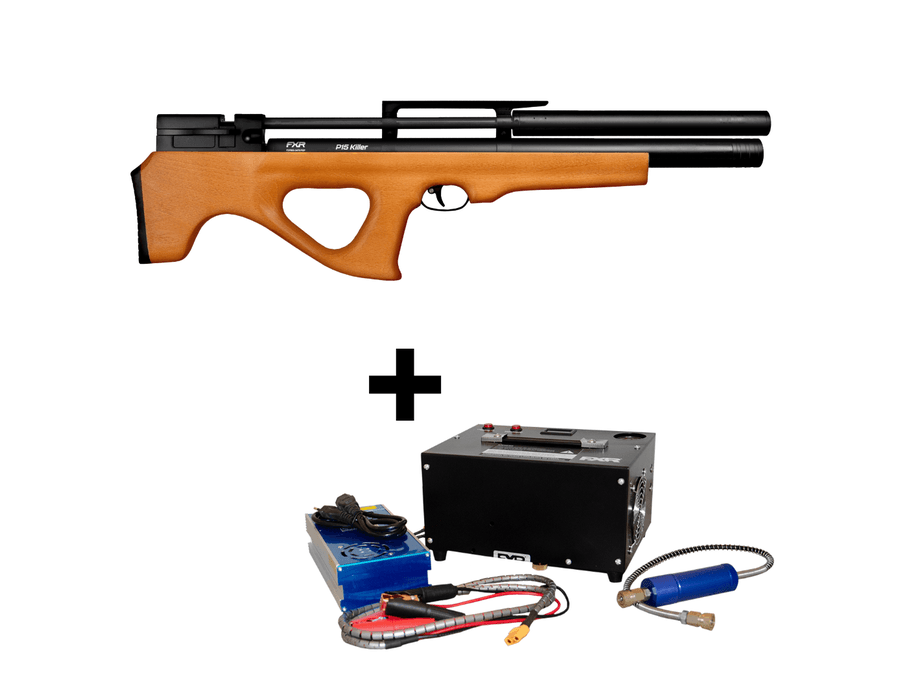 Carabina de Pressão PCP P15 Killer 5,5mm + Compressor Trivolt - Airsoft e Armas de Pressão Azsports
