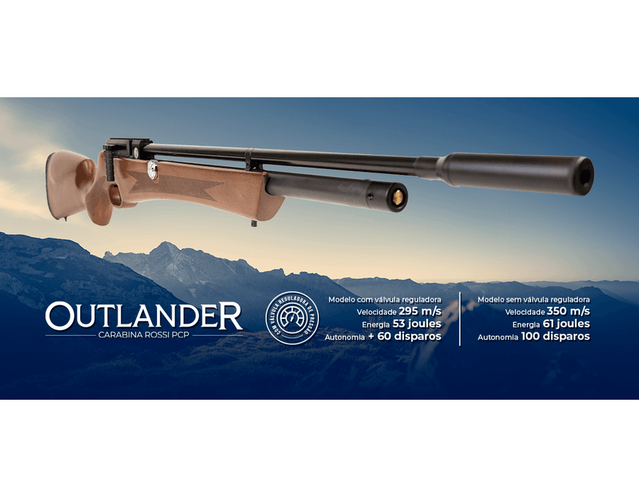 Carabina de Pressão PCP Rossi Outlander - Airsoft e Armas de Pressão ...