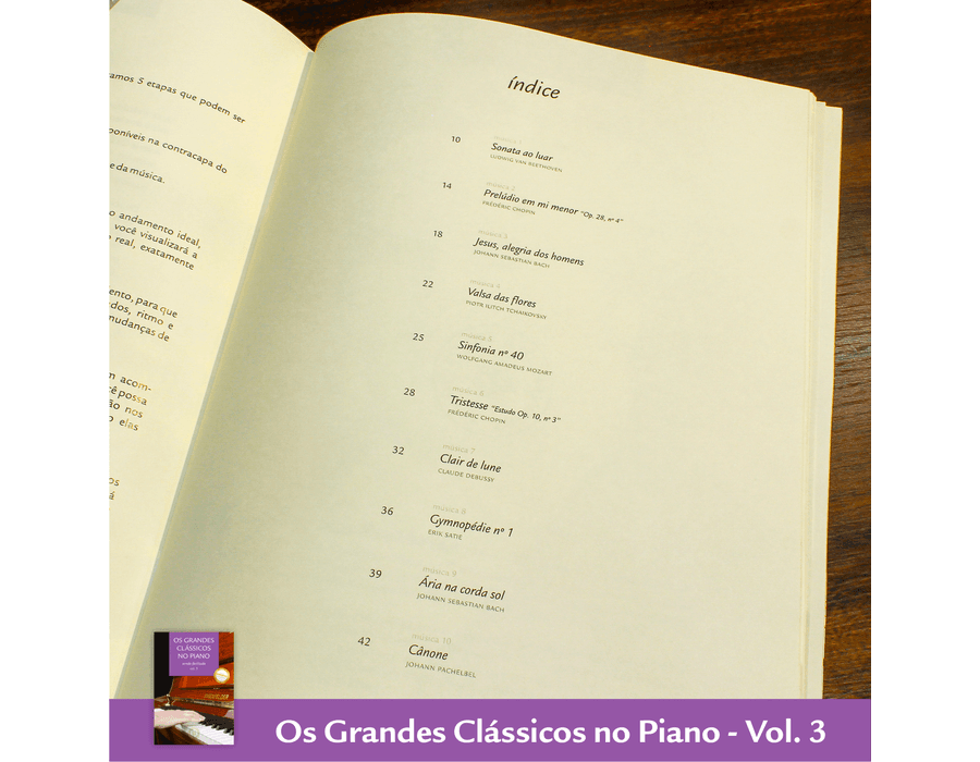 COMBO 6 LIVROS: Grandes Clássicos Vol. 1, 2, 3 e 4 + Cantigas Vol. 1 ...