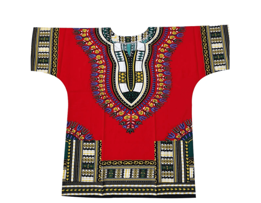 Bata Africana Dashiki Vermelha | Estilo Afro