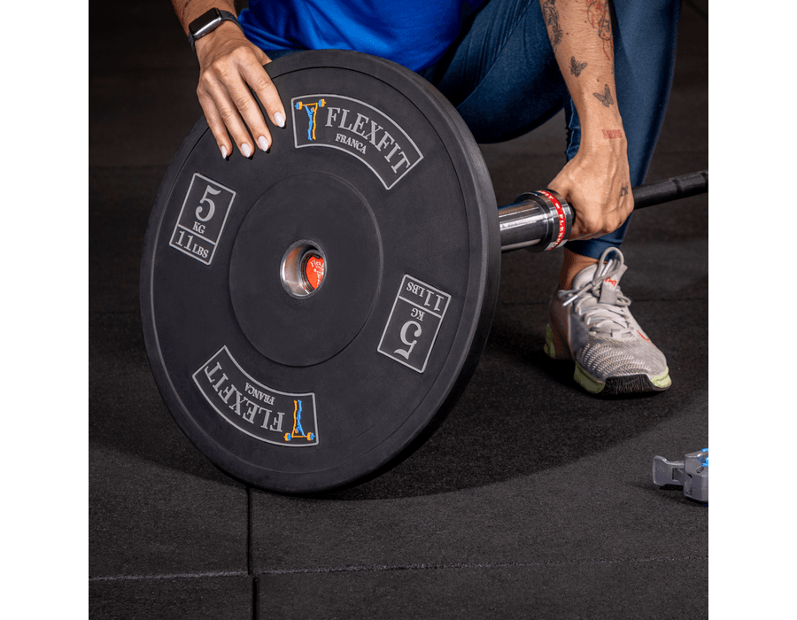 Kit Anilha Bumper Olímpica Crossfit 100kg (4x5+4x10+2x20) | Flexbe Fitness