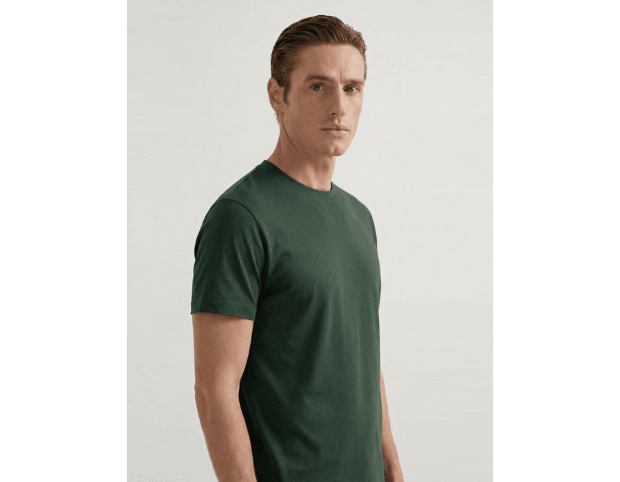 Camiseta SEM COSTURA LATERAL 100% algodão - Militar | Hermoso Compadre