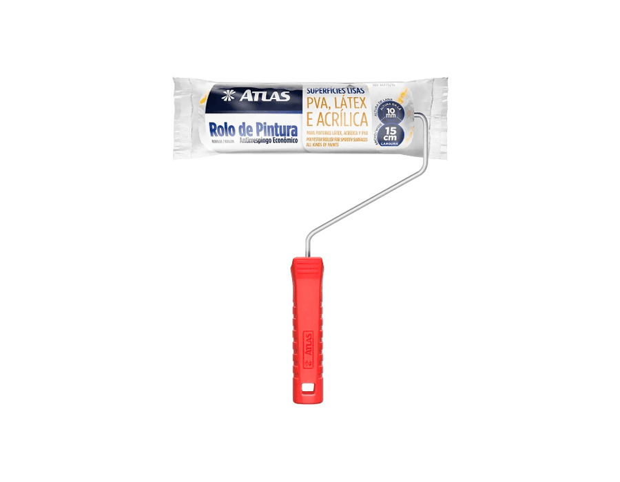 ROLO ATLAS ANTIRRESPINGO ECONÔMICO 15CM REF 773 | MIARA KRÜGER TINTAS