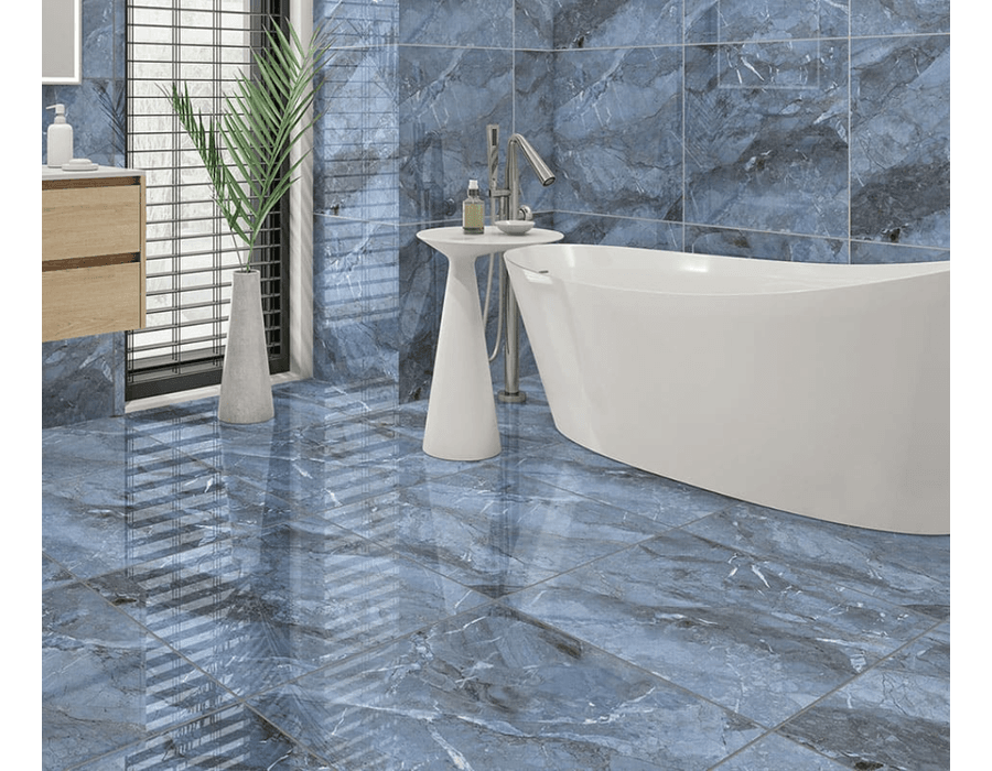 Piso Retificado Polido Intensy Azul 66x66 A-LB 2.18m² - FORMIGRES ...