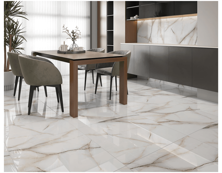 Piso Retificado Polido Golden Lux 81X81 A-LB 1,97M² - FORMIGRES PRIME ...