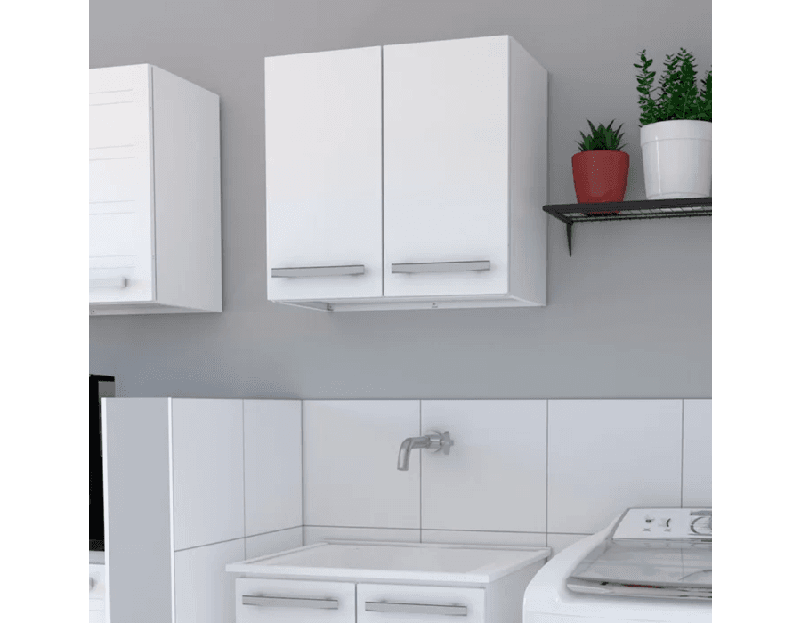 Armário Aéreo Aço Vênus Flat Branco 60cm - COZIMAX | Rede Construir Milmart
