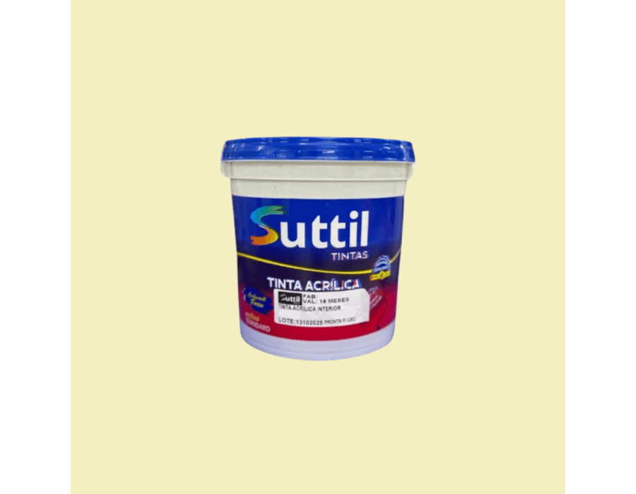 Tinta Acrílica Interna Fosco 3,6L BALDE - SUTTIL | Rede Construir Milmart
