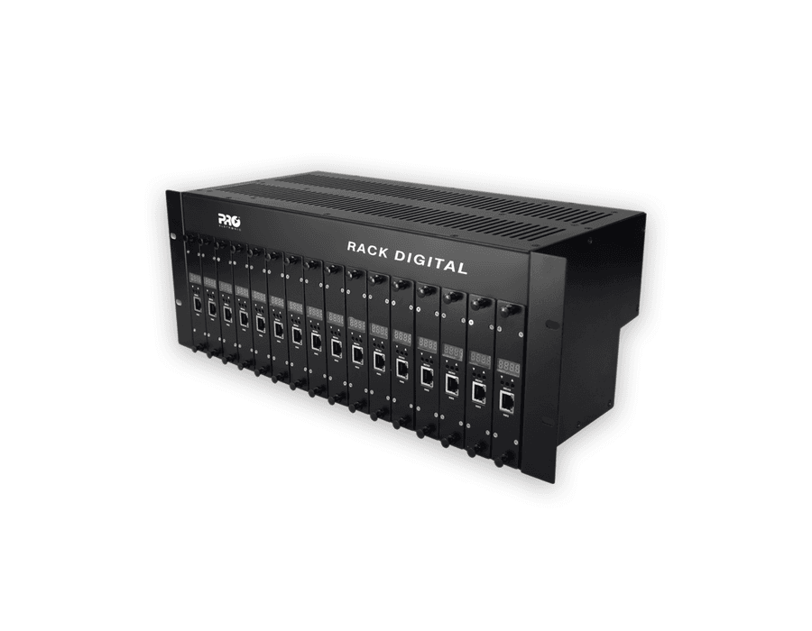 RACK PROFISSIONAL DE MODULADORES 20 CANAIS | Mister Imagem