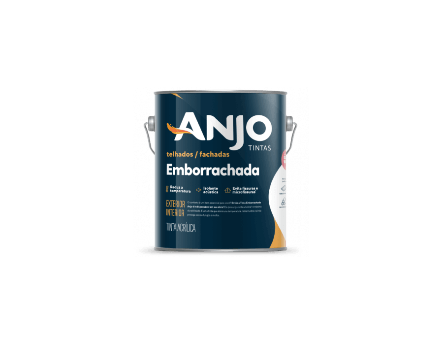 TINTA EMBORRACHADA BRANCA 3,6L - ANJO | Nobel Tintas