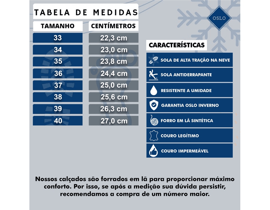 Bota Feminina Para Neve Em Couro Forrada Com Lã E Impermeável - Turim ...