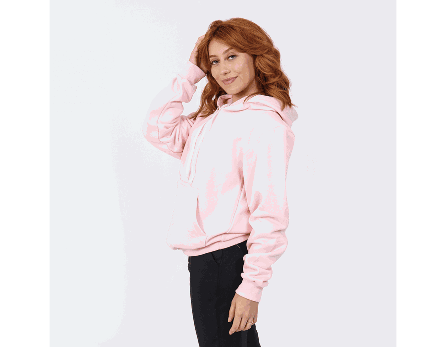 Moletom Feminino Canguru Rosa | Techmalhas