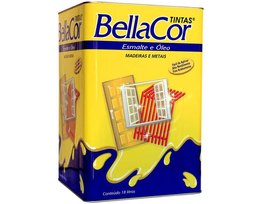 Fundo a óleo branco 18L - BellaCor | Tintavel