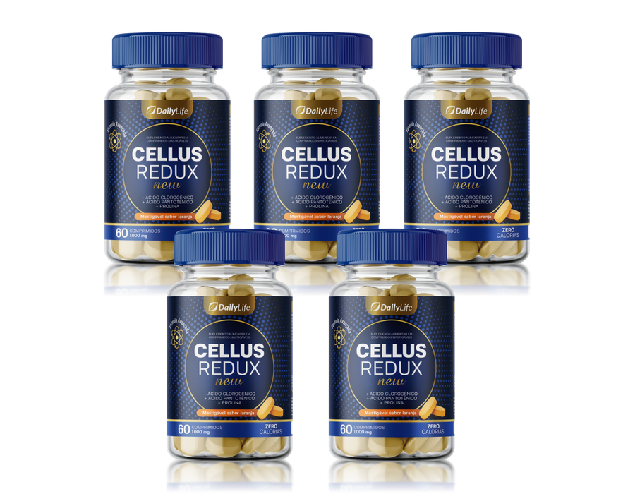 Cellus Redux - Suplemento Para Celulites Varizes e Estrias - 60 Compr ...