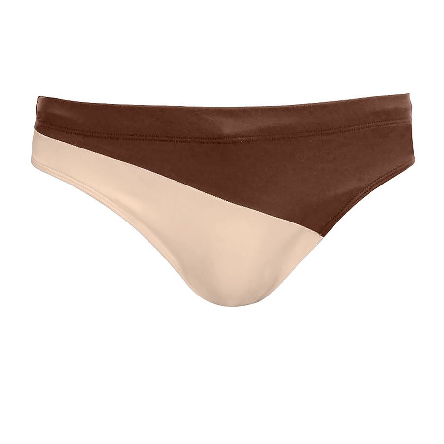 Sunga Bicolor Diagonal Verde Água/Rosa | MANTOAN LOJA