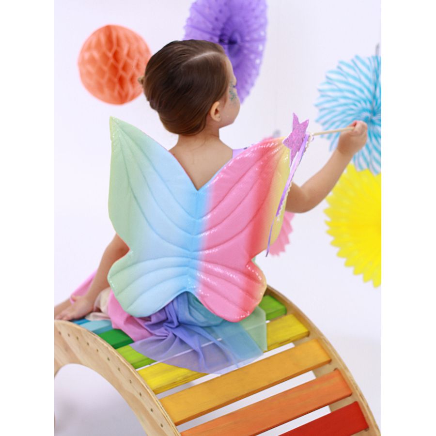 asa fada tinker veludo rose | Minibossa