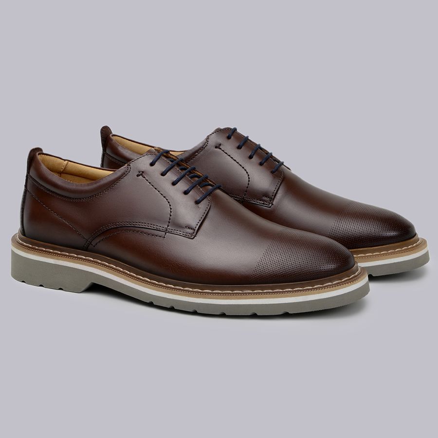 Sapato Masculino Derby Start Café | NEVANO