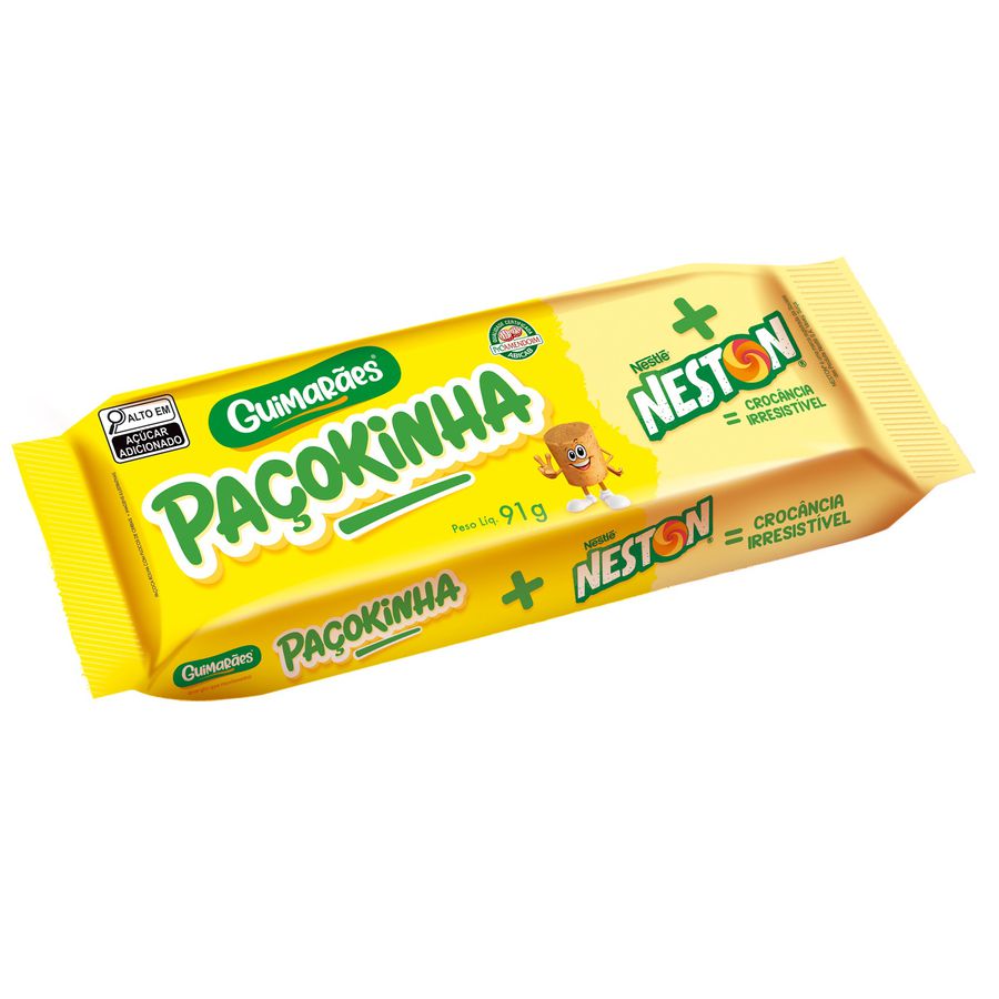 Paçokinha Rolha com Neston 91g | Guimarães Alimentos
