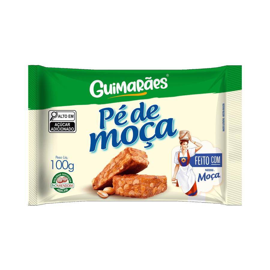 Pé de Moça Feito com Moça100g | Guimarães Alimentos