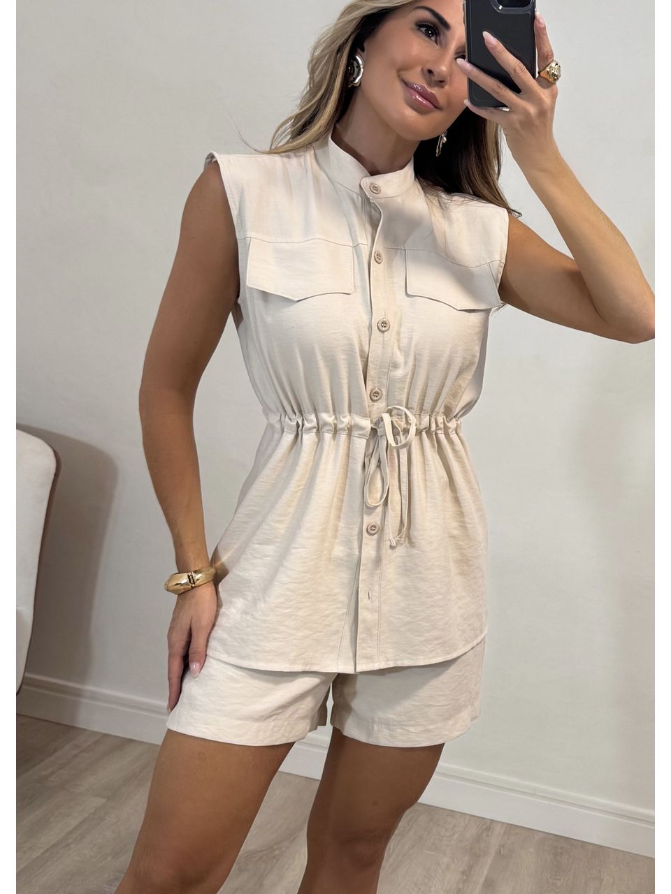 Conjunto Short com Colete | MADONNA BASIC