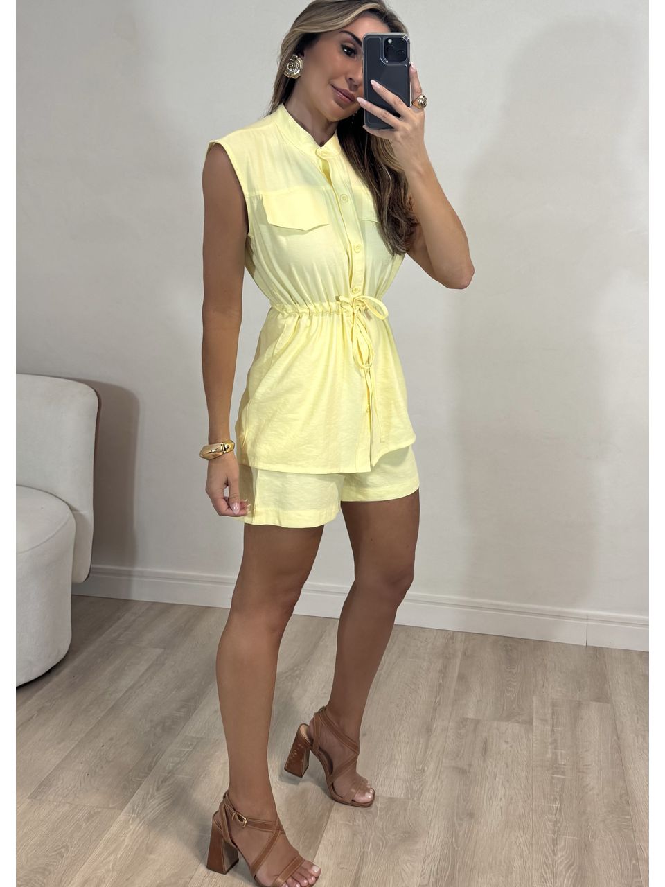 Conjunto Short com Colete | MADONNA BASIC