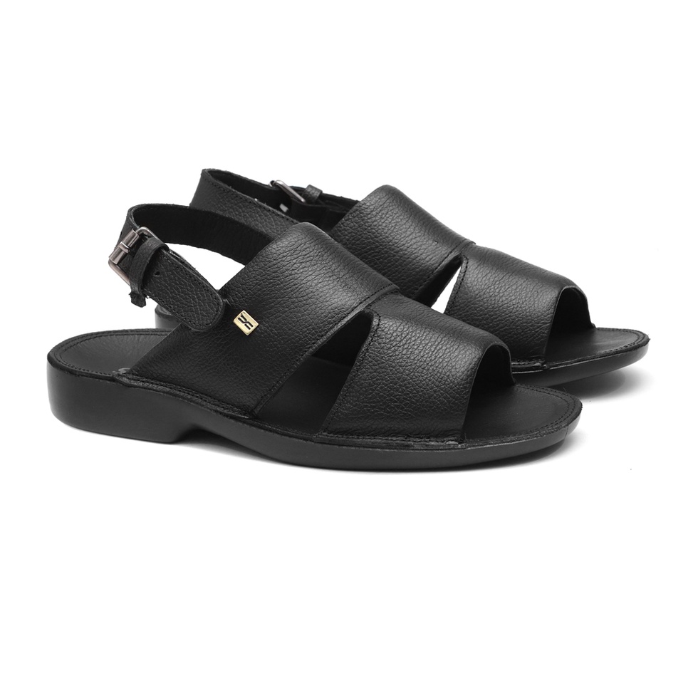 Sandália Tradicional Masculina Buggy Preta Samello | SAMELLO