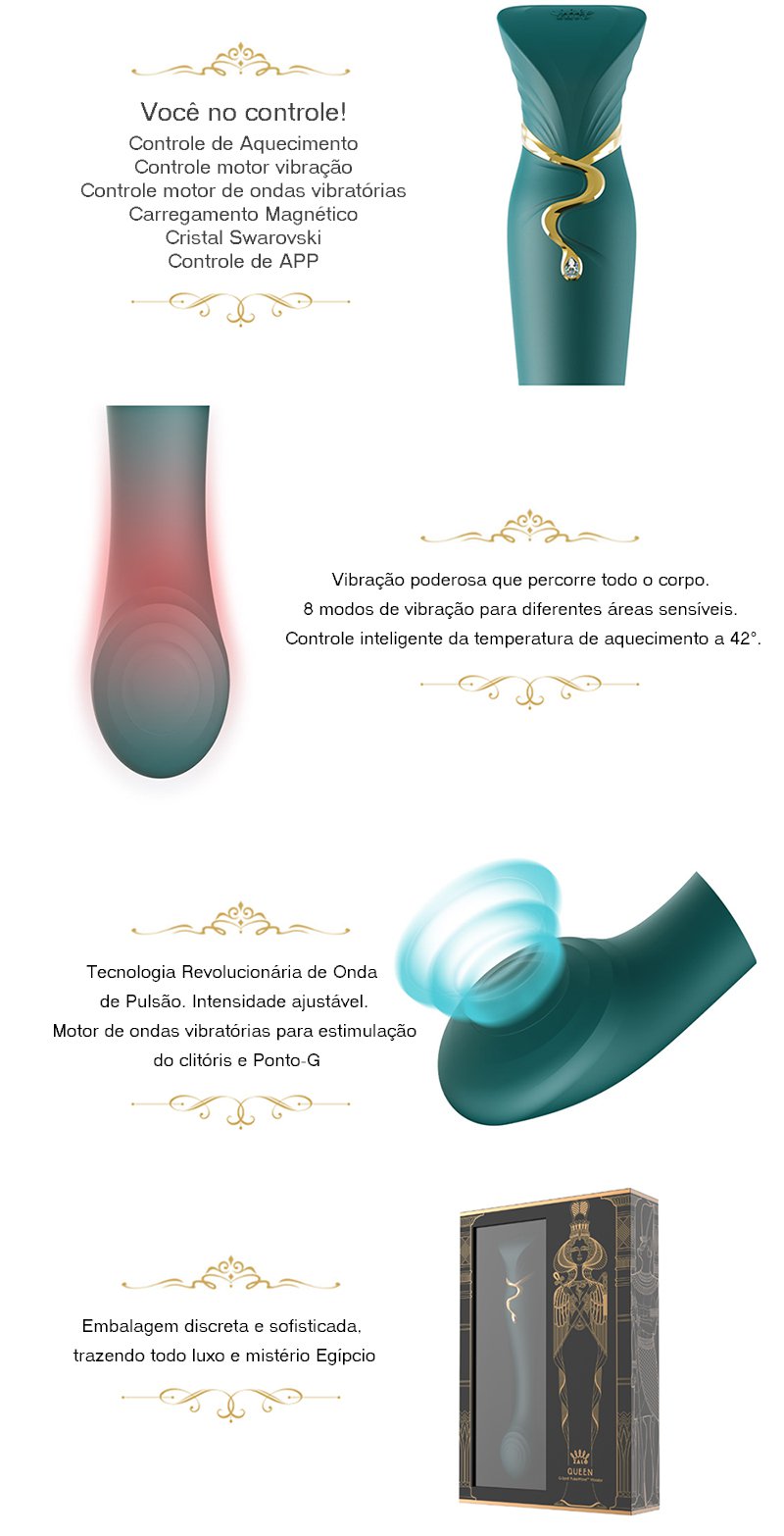 Zalo Queen – Vibrador pulsewave | L'amour Boutique Erótica