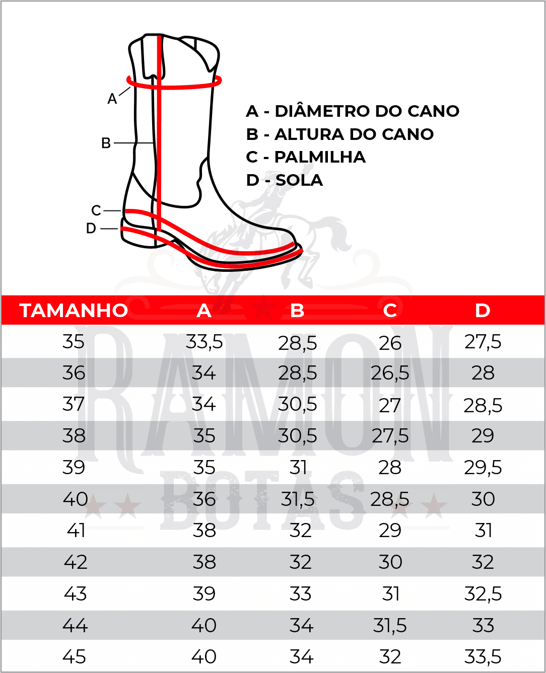 Bota Texana Masculina Bico Quadrado Couro | Ramon Botas
